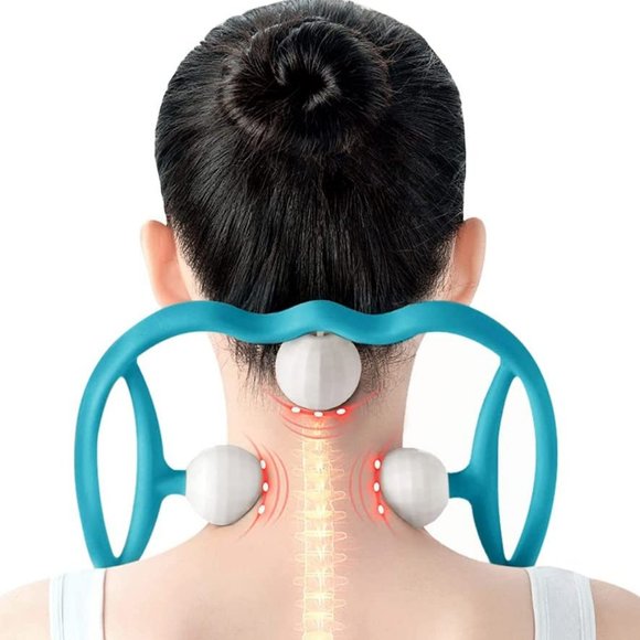 n/a | Bath & Body | Neck Massager Handheld Shiatsu Deep Tissue Dual ...
